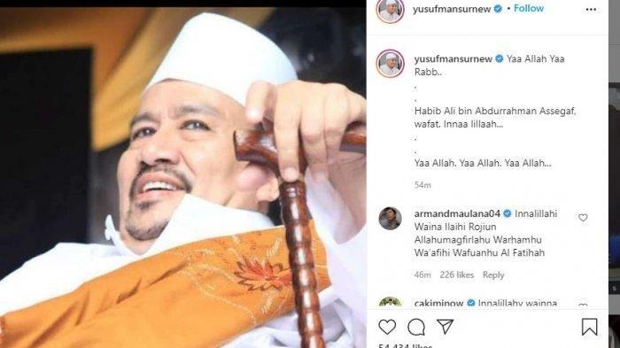 Profil dan Biodata Habib Ali bin Abdurahman Assegaf, Ulama Disegani di Jakarta yang Meninggal ...