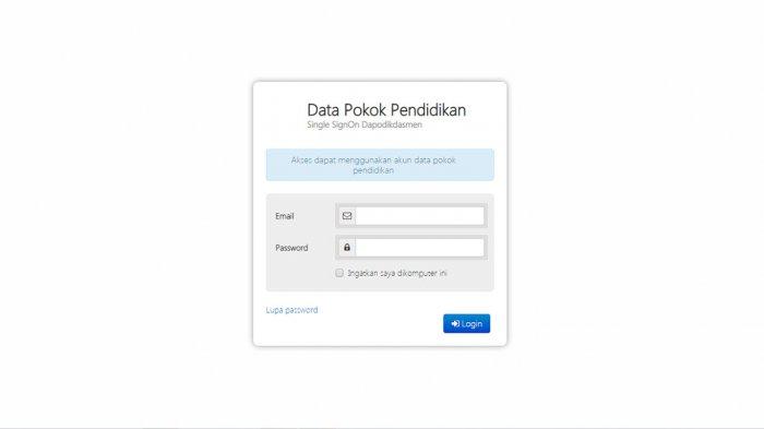 Cara Cek Data Guru Honorer Calon Peserta PPPK Tahun 2021 di Database ...