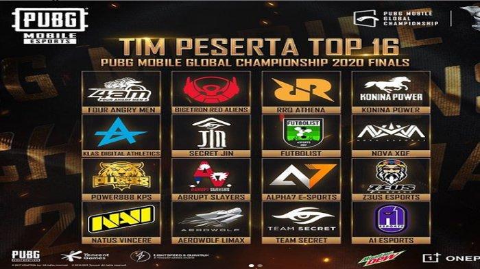 Jadwal dan Daftar 16 Tim Turnamen PUBG Mobile Global Championship (PMGC ...