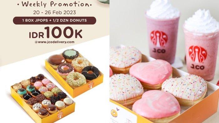 Promo JCO Hari Ini 20 Februari 2023, 1 Box Jpops + 1/2 Lusin Donat ...