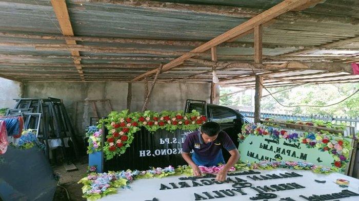 Pengusaha Papan Bunga di Muba Banjir Orderan, Jelang Pelantikan Bupati ...