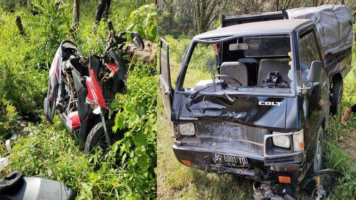 Pikap L300 Seruduk 2 Motor di Jalan BP Peliung OKU Timur, Ini ...