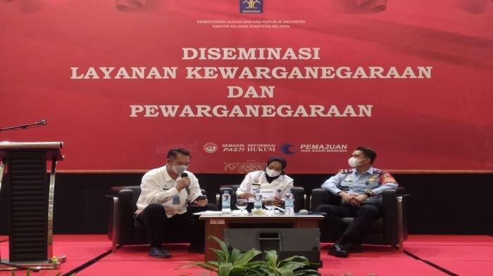 Kemenkumham Sumsel Gelar Diseminasi Layanan Kewarganegaraan - Tribunsumsel.com
