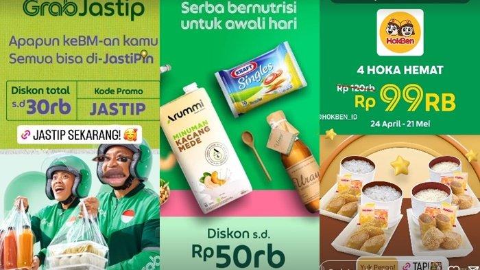 Kode Promo Grab Hari Ini 9 Mei 2023, GrabFood Diskon Rp 99 ribu ...