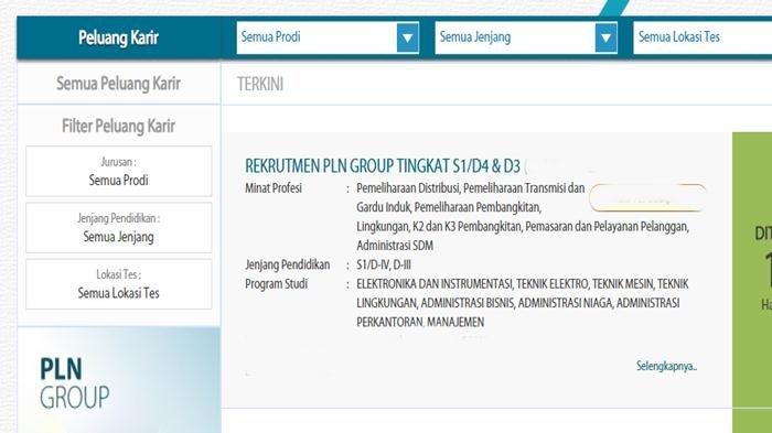 Perusahaan Listrik Negara (PLN) sedang Buka Lowongan Pekerjaan atau ...