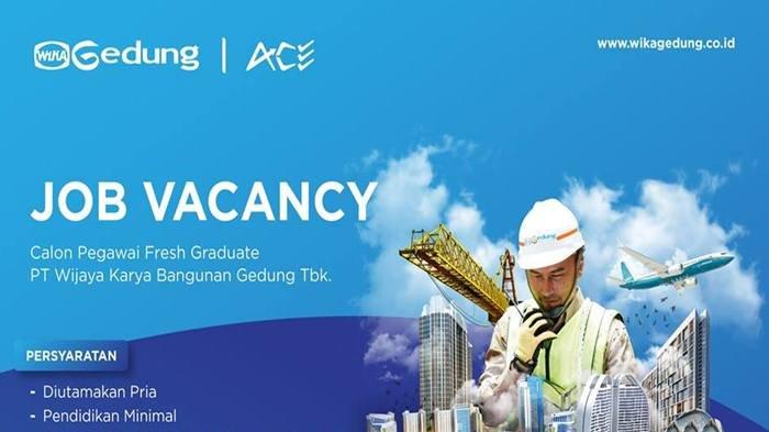 Lowongan Kerja BUMN PT Wika Gedung 2019, Cek Syarat dan Cara Daftar di Sini - Tribunsumsel.com