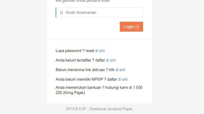 Lupa EFIN dan Password DJP Online ? Begini Cara Mudah Mengatasinya - Tribunsumsel.com