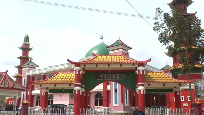 Melihat Uniknya Masjid Muhammad Cheng Ho Palembang - Tribunsumsel.com