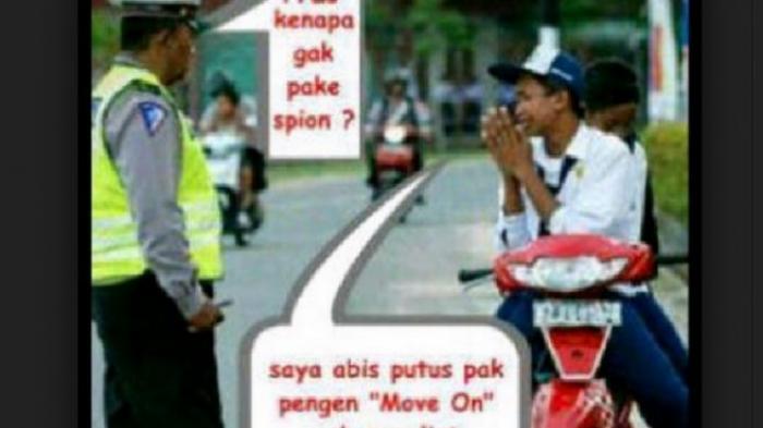 Inilah Meme Kocak Polisi yang Bikin Ngakak - Tribunsumsel.com