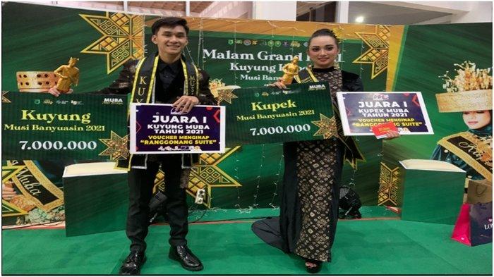 Mengenal Apriza dan Yoseva, Kuyung Kupek Muba 2021 - Tribunsumsel.com