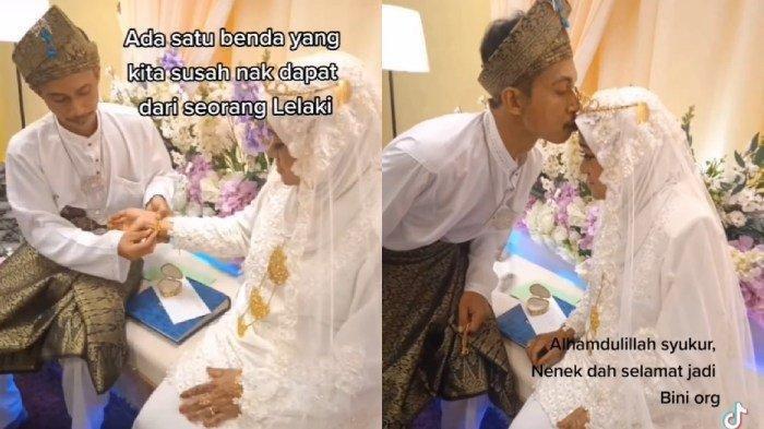Terpaut 19 Tahun, Viral Nenek 63 Tahun Menikah Lagi Usai Menjanda 40 Tahun, Si Pria Tulus ...