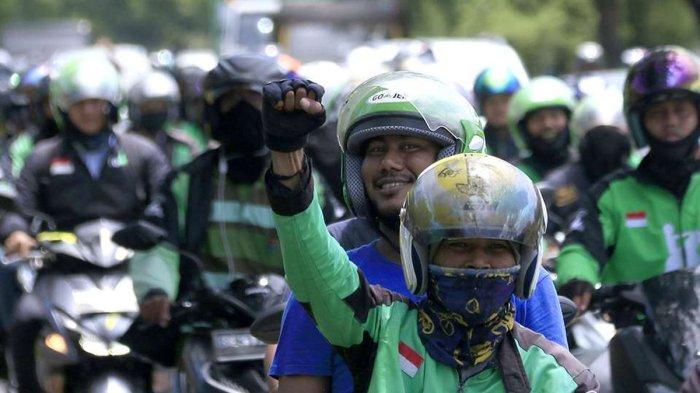 Berapa Besaran Bonus Hari Raya Pengemudi Ojol ? Diberikan Dalam Bentuk Tunai - Tribunsumsel.com