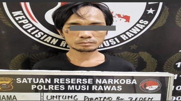 Gagal Kelabui Polisi, Pemuda di Musi Rawas Nekat Bakar Sabu Saat Hendak Ditangkap - Tribunsumsel.com