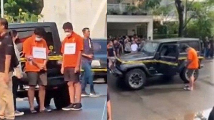 Mario Dandy Pakai Sepatu Branded Saat Jalani Rekonstruksi Perbedaan