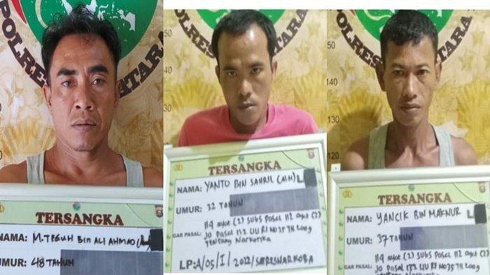 Dua Hari Berturut, Polisi Tangkap 3 Pengedar Narkoba Jenis Sabu di Muratara - Tribunsumsel.com