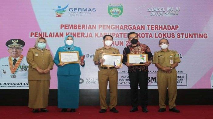 Sukses Turunkan Angka Stunting, Enam Kabupaten/Kota Raih Penghargaan dari Pemprov Sumsel ...