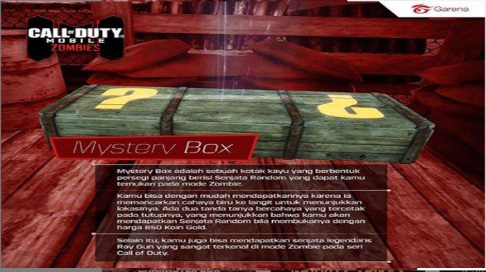 Mystery Box Call Of Duty Mobile Mode Zombie, Dapatkan Senjata ...