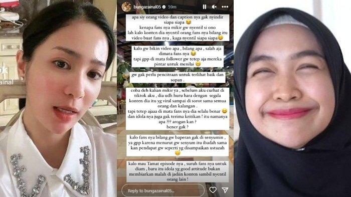 Skakmat Fans Ria Ricis, Bunga Zainal Bereaksi Dituding Baperan Soal ...