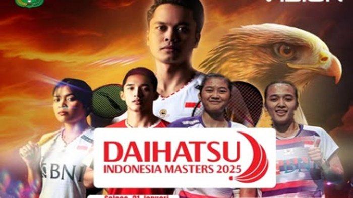 Jadwal Acara TV Hari Ini Jumat 25 Januari 2025, Perempat Final BWF Indonesia Masters dan Timnas ...