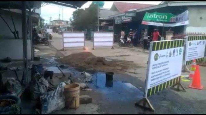 Heboh Pipa Gas Meledak di Jalan Sentosa Seberang Ulu II Palembang ...