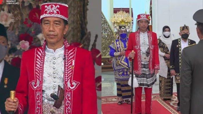 Potret Presiden Jokowi Kenakan Baju Adat Dolomani Dari Buton Pimpin