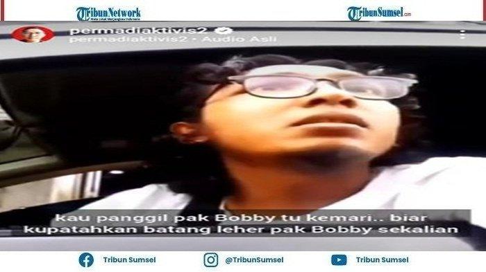 Pria Ini Ancam Patahkan Leher Walikota Medan Bobby Nasution Tolak E ...
