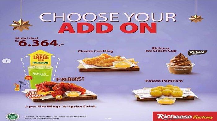 Promo Super Hemat Richeese Factory Mulai dari Rp 18.182 Bisa Pilih 2 ...