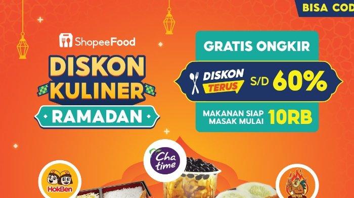 Promo Shopeefood 13-26 Maret 2023 Diskon 60 Persen, Gratis Ongkir ...