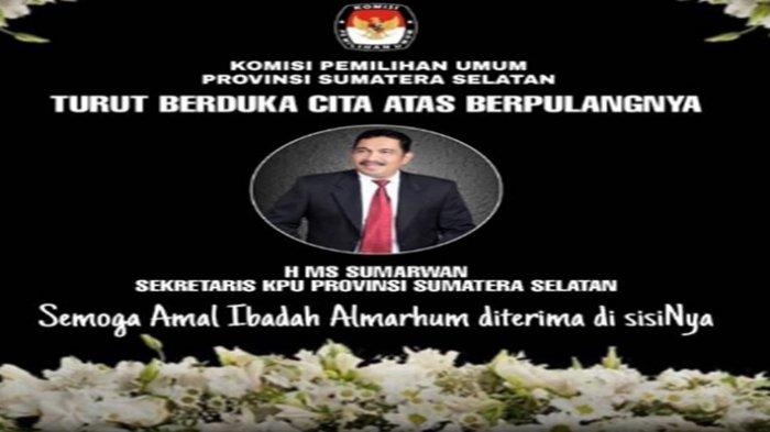 Sumarwan Meninggal Dunia, Komisioner KPU Sangat Kehilangan Sosok Baik ...
