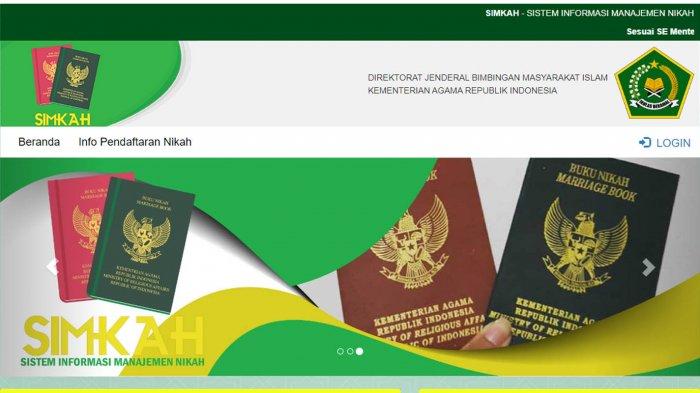 Tata Cara Daftar Nikah KUA Secara Online di simkah.kemenag.go.id, Ini ...