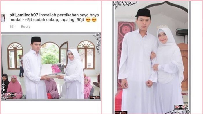 Pasangan Ini Menikah Hanya Dengan Modal Uang 5 Juta Rupiah Ini Rincian