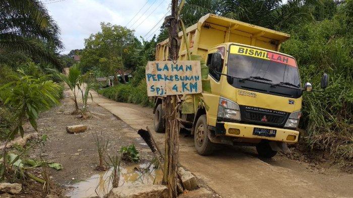 Rusak Tak Kunjung Diperbaiki, Warga Suka Maju PALI Tanam Pohon Buah-buahan Tengah Jalan ...