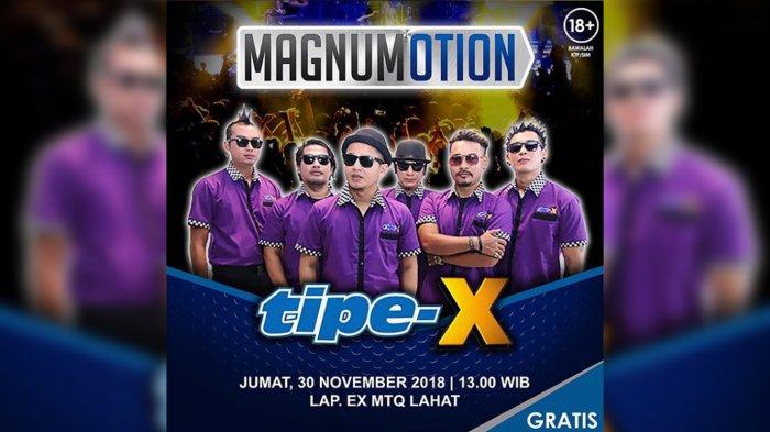Berita Topik Konser Tipe X Terbaru Hari Ini - Tribunsumsel.com