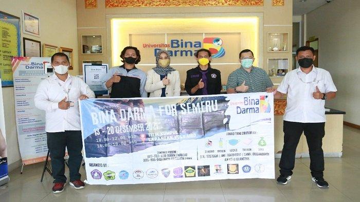 Kumpulkan Donasi Hingga Puluhan Juta, Bina Darma Utus Mahasiswa Salurkan Bantuan ke Semeru ...