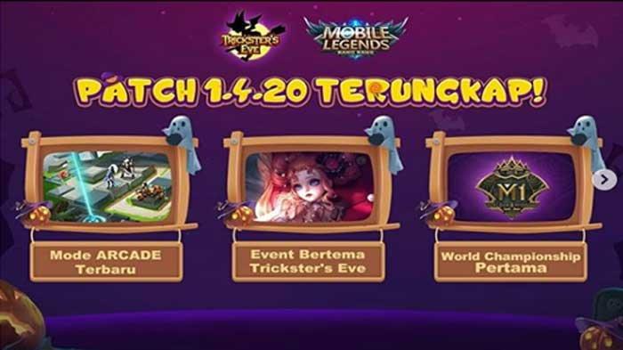 Update Terbaru Mobile Legends Patch 1.4.20, Hadirkan Mode Arcade, Event ...