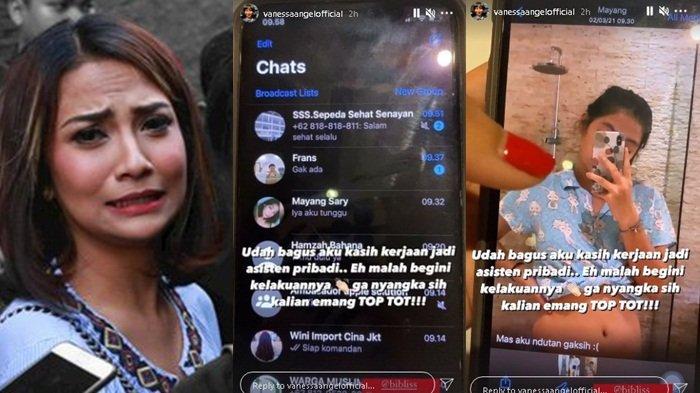 EMOSI Vanessa Angel Pamerkan Chat Mesra Suami dan Asisten Mayang Sary, Bibi Ardiansyah Membantah ...