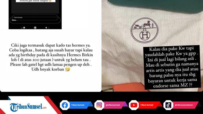 Viral Selebgram Bongkar Selebgram Centang Biru Inisial MZ Jual Tas ...