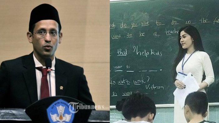 SAH, Menteri Nadiem Makarim Izinkan Pemda Buka Sekolah Mulai Januari 2021 - Tribunsumsel.com