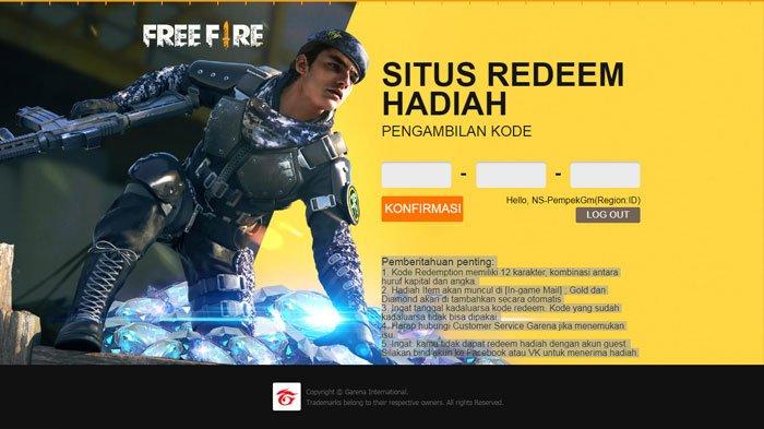 Cara Redeem Code Garena Free Fire, Hanya Perlu 4 Langkah Langsung Dapat ...