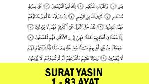 Bacaan Surat Yasin Lengkap 83 Ayat Tiga Kali Malam Nisfu Syaban ...