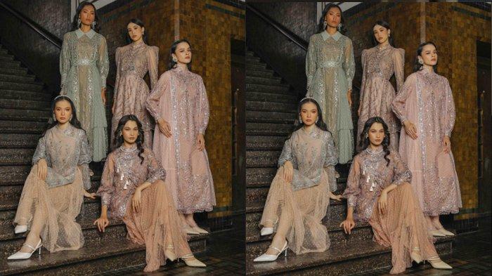 Busana Idul Fitri 2025, Koleksi Whispers of Grace Detail Ornamen Bordir dengan Lengan Bervolume ...