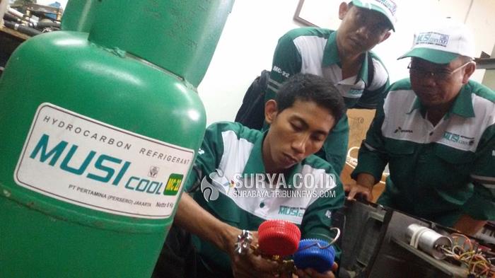 Pertamina Genjot Pasar Musicool Dengan Training Teknisi AC - Surya.co.id