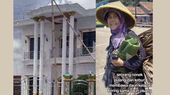 Alasan Nenek Rustini Sultan Kampung Gendong Daun Kering Tiap Hari, Baju ...