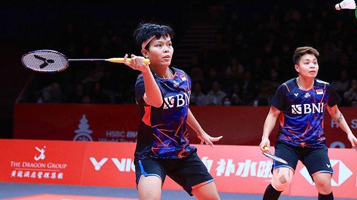 HASIL BWF World Tour Finals 2023, Apriyani/Faida dan Gregoria Gagal Lolos Semifinal - Surya.co.id
