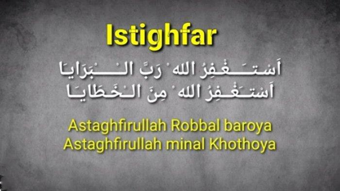 Astaghfirullah Robbal Baroya: Lirik Arab, Latin dan Terjemahan - Surya ...
