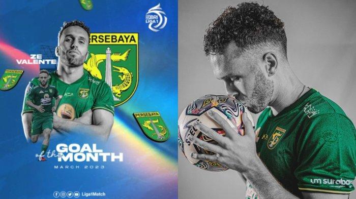 BIODATA Ze Valente, Pemain Persebaya yang Raih Best Goal of The Month ...