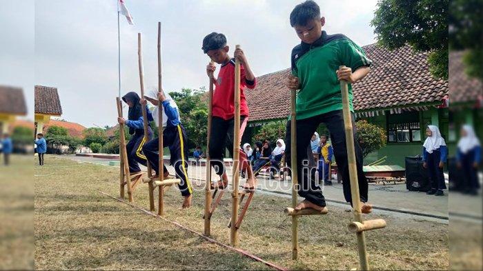 Lestarikan Permainan Tradisional, Puluhan Siswa SD di Jombang Ikuti ...