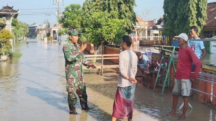 Hujan Tumpahkan Air Kali Lamong ke Gresik, Genangi Sejumlah Desa dan Persawahan di ...