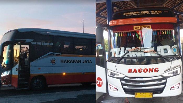 Update Jadwal dan Tarif Bus Bagong dan Harapan Jaya Trayek Surabaya - Pare- Blitar via Tol ...