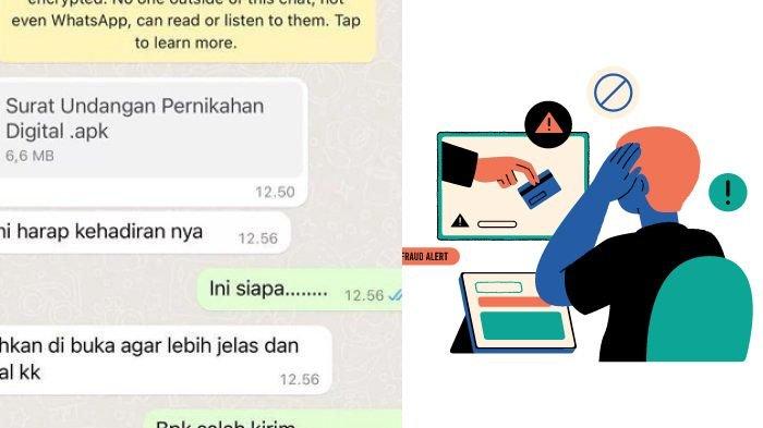 CARA MENGATASI Penipuan Berkedok Undangan Pernikahan, Pelaku Chat WhatsApp dan Kirim File APK ...